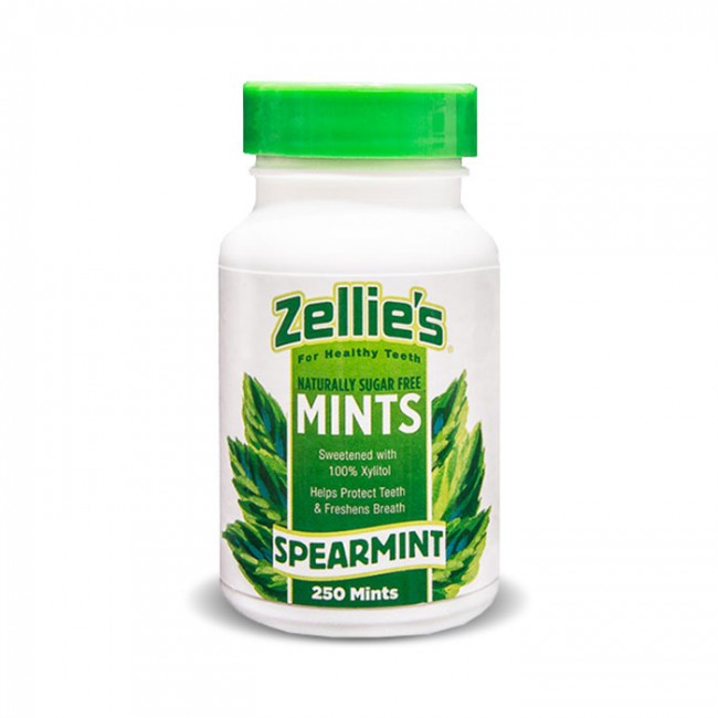 Zellies Xylitol Mints Spearmint (cnt 250)